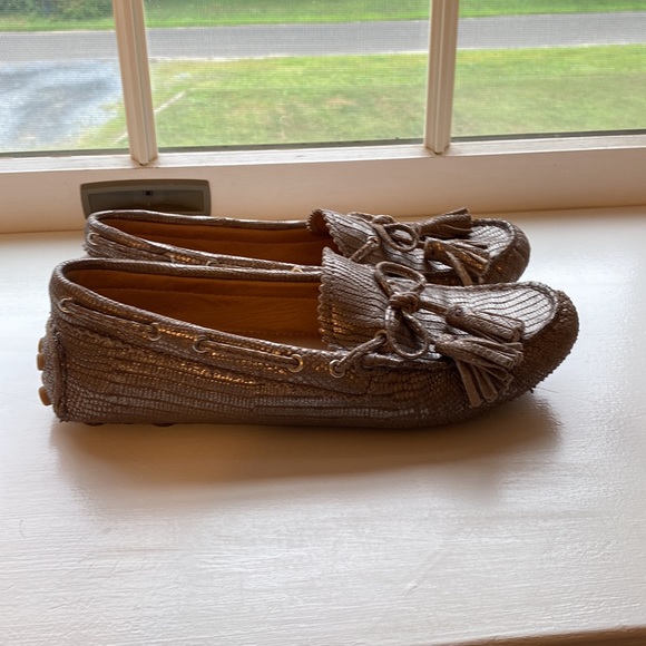 Coach | Shoes | Coach Nadia Faux Snakeskin Driving Moccasin | Poshmark